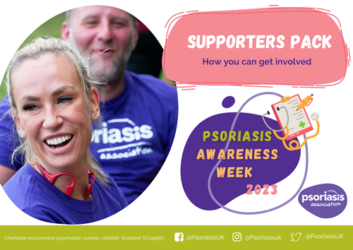 Our Supporters Pack for Psoriasis Awareness Week 2023 is now available ...