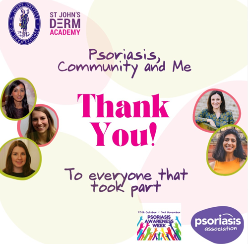 “Psoriasis, Community and Me” SJD webinar videos now available ...